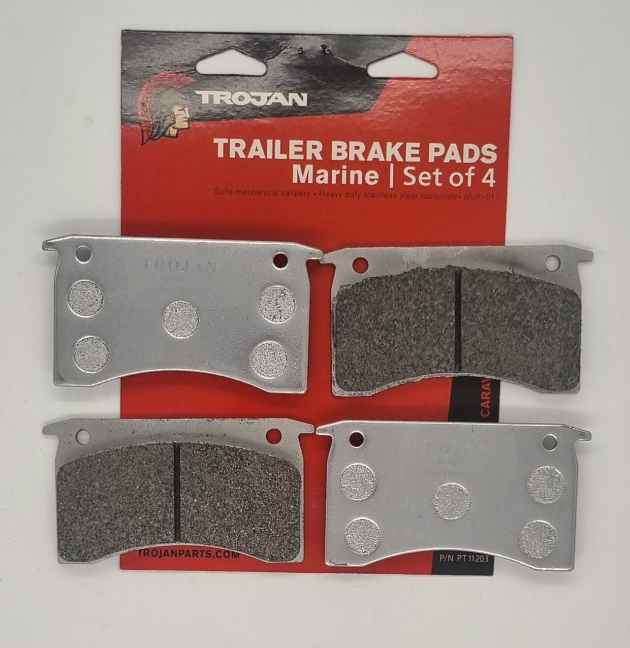 USA Trailer Parts - Trojan Trailer Brake Pads- Marine